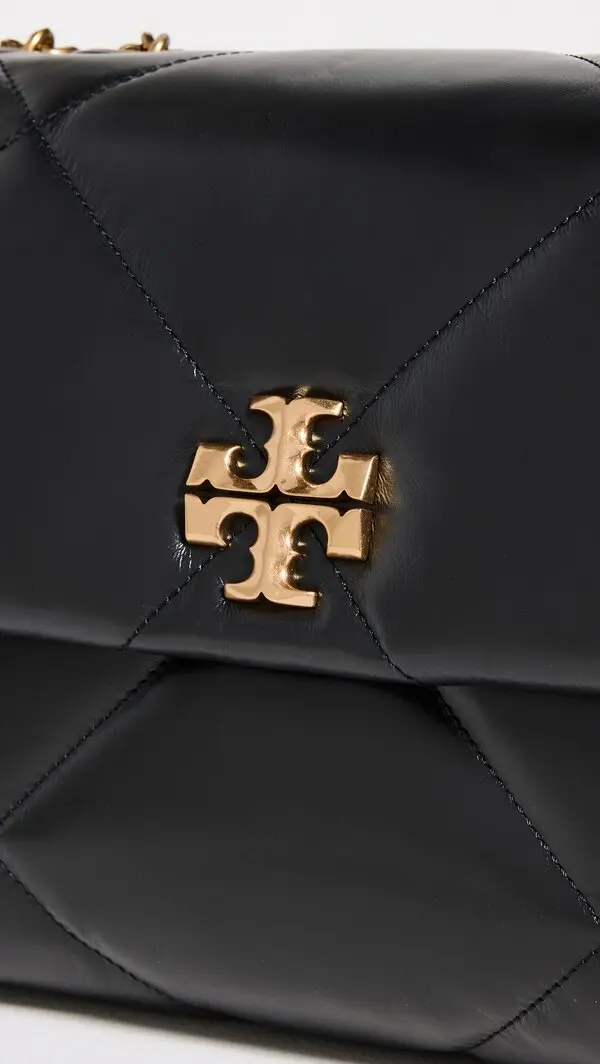 Tory Burch Kira Diamond Quilt Convertible Shoulder Bag - Black