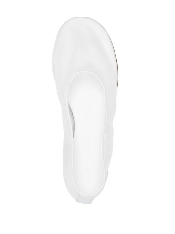 Dear Frances Balla Ballerina Shoes - White