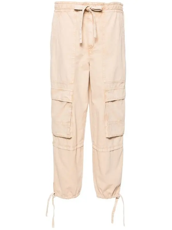 MARANT ETOILE Ivy Cotton Cargo Trousers - Neutrals