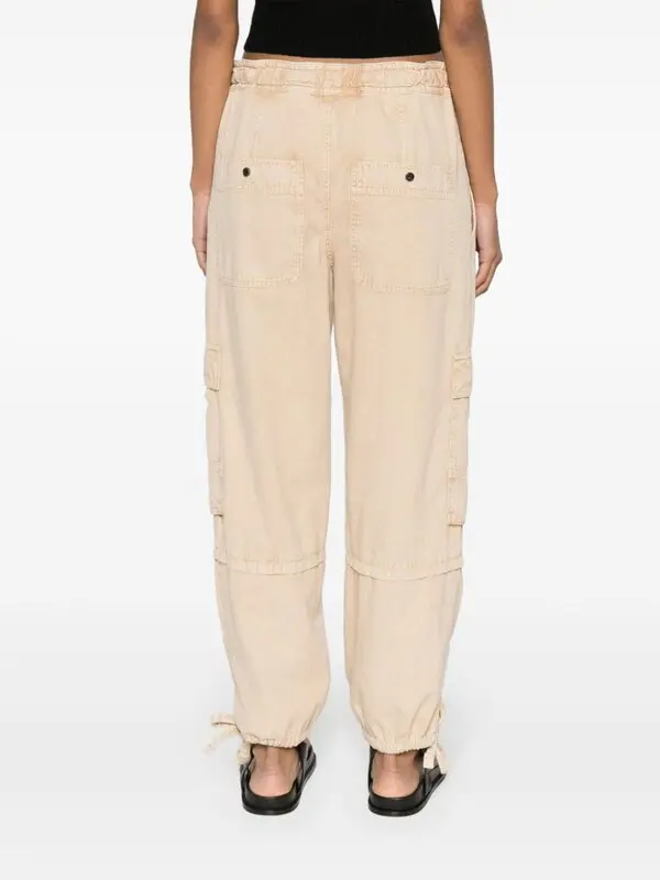 MARANT ETOILE Ivy Cotton Cargo Trousers - Neutrals