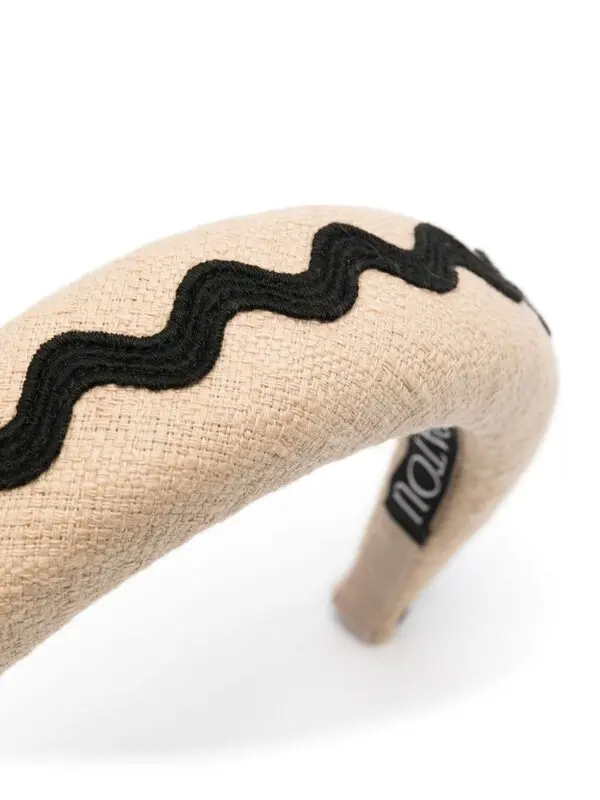 PATOU Wave Padded Tweed Headband