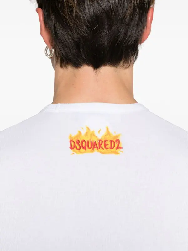 Dsquared2 Slogan-print Cotton T-shirt