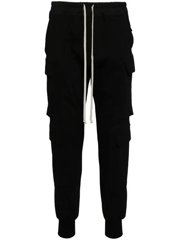 Rick Owens Mastodon Cargo Cotton Track Pants