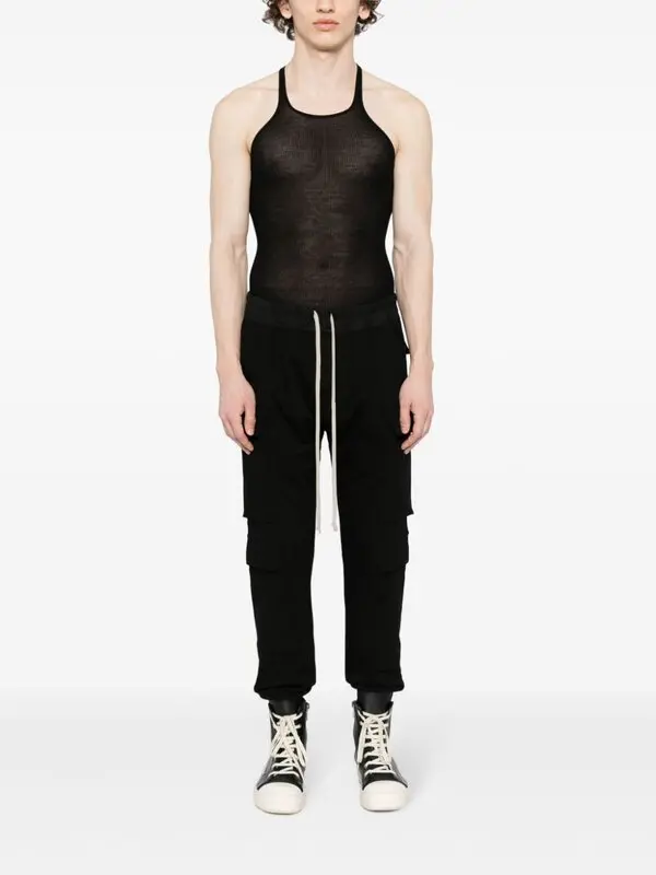 Rick Owens Mastodon Cargo Cotton Track Pants