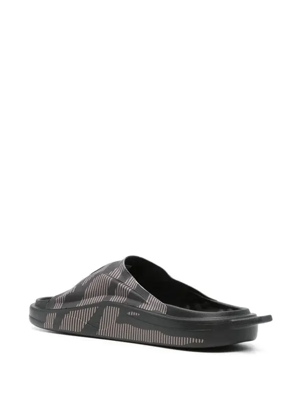 Adidas By Stella McCartney Logo-debossed Slides - Black