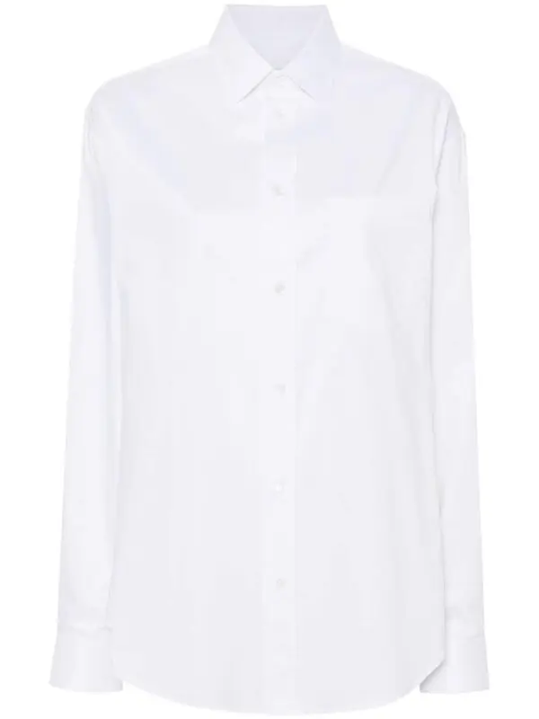 DARKPARK Anne Embroidered-logo Shirt - White