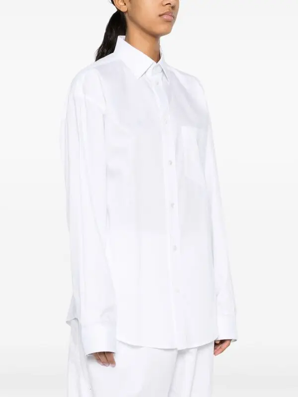 DARKPARK Anne Embroidered-logo Shirt - White