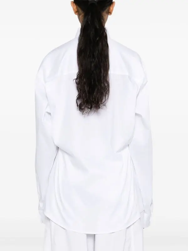 DARKPARK Anne Embroidered-logo Shirt - White
