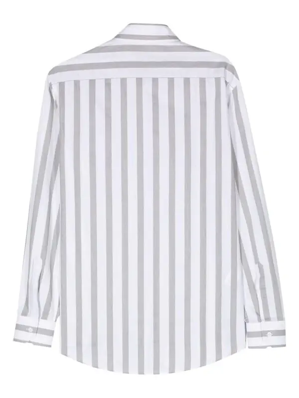 Barena Venezia Striped Cotton Shirt - White