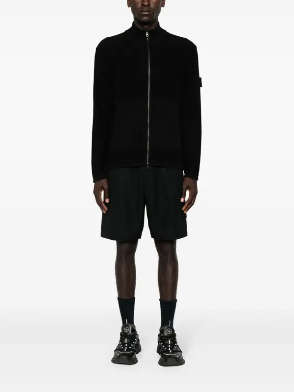 Stone Island Ghost Cargo Shorts - Black