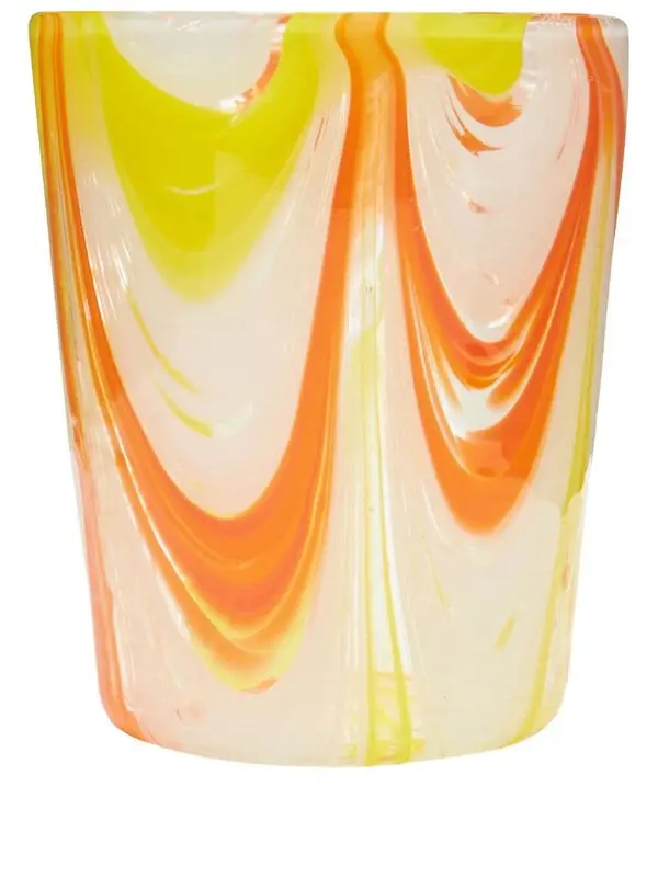 CABANA X Carolina Herrera Jackie Murano Glass Tumbler - Yellow