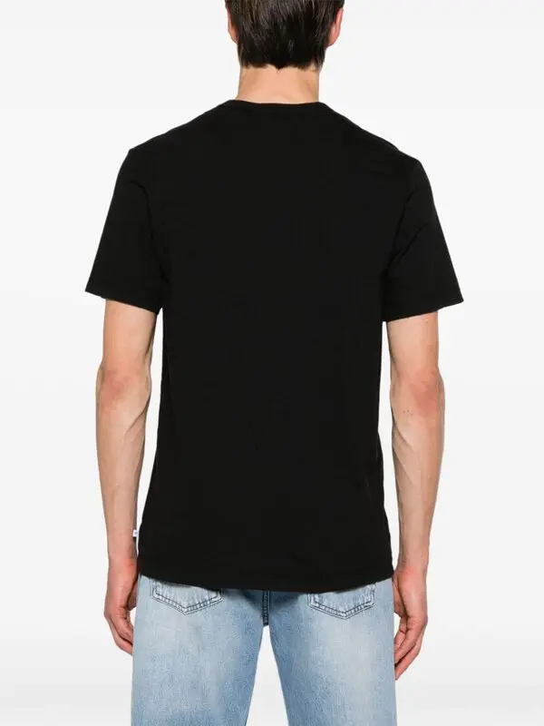 JAMES PERSE Crew-neck Cotton T-shirt - Black