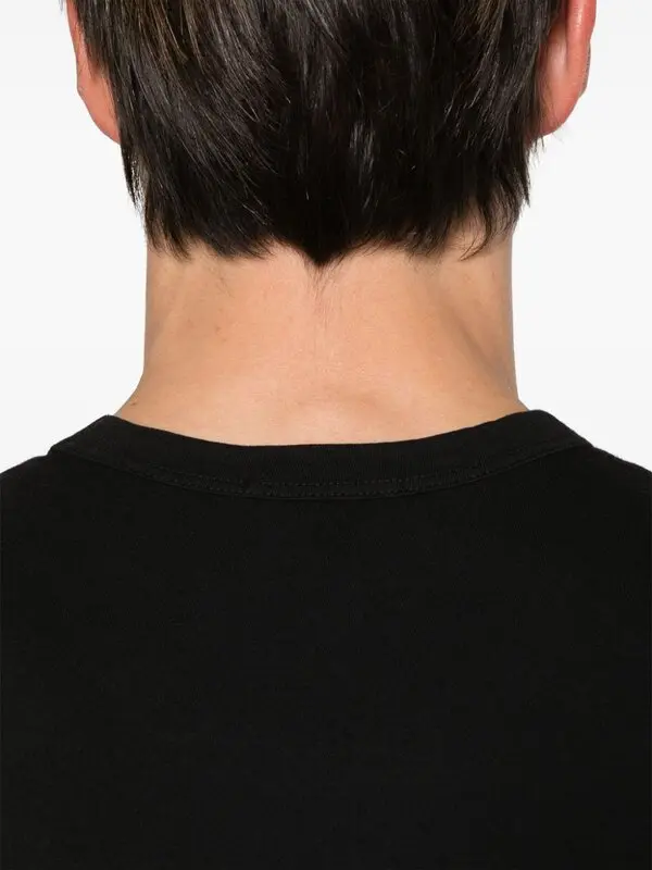 JAMES PERSE Crew-neck Cotton T-shirt - Black