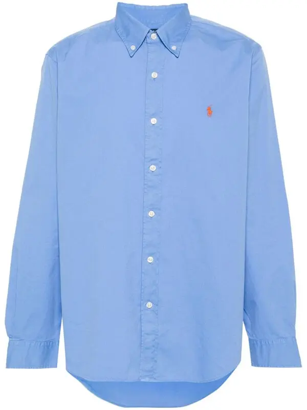 Polo Ralph Lauren Polo Pony Cotton Shirt - Blue