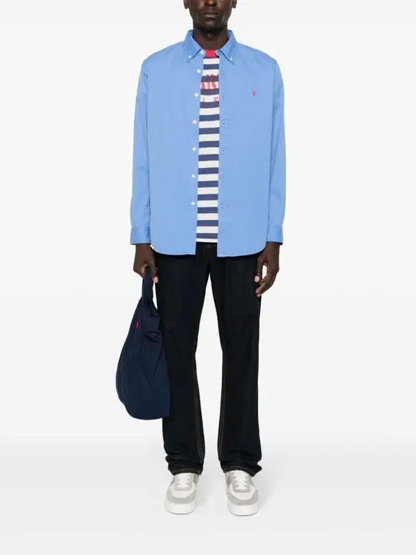 Polo Ralph Lauren Polo Pony Cotton Shirt - Blue