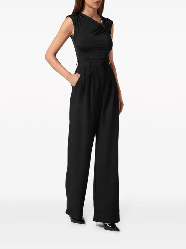 Philipp Plein High-waisted Trousers - Black