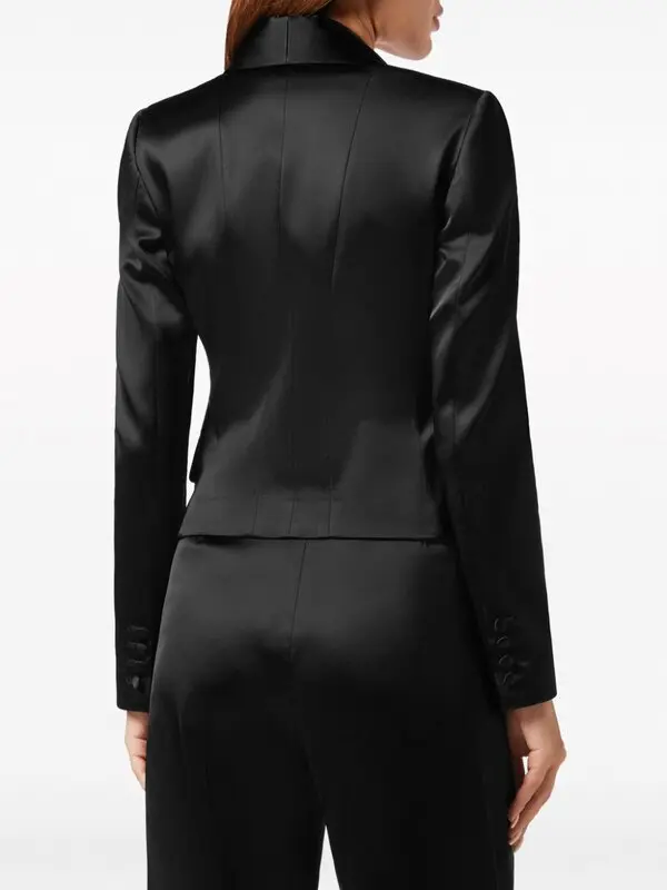Philipp Plein Satin-finish Single-breasted Blazer