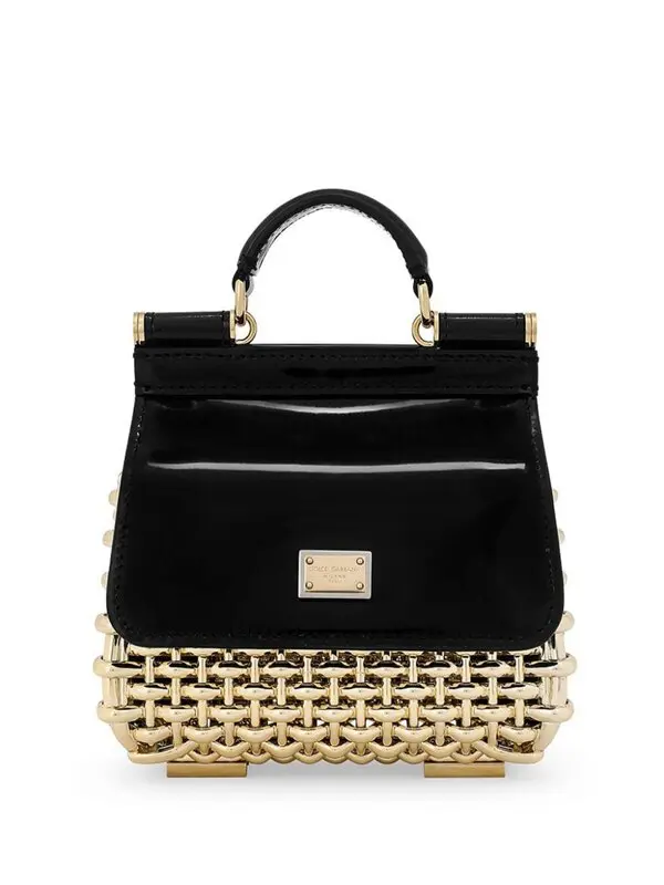 Dolce & Gabbana Mini Sicily Cage Top-handle Bag