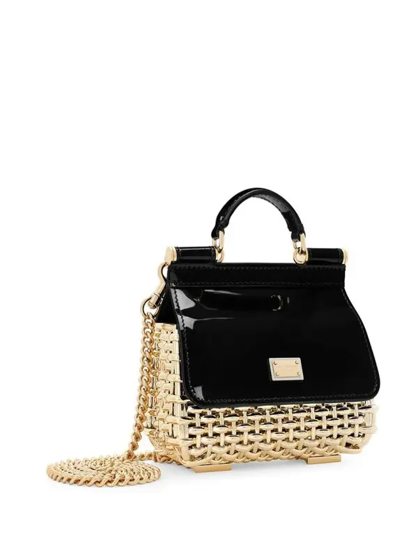 Dolce & Gabbana Mini Sicily Cage Top-handle Bag