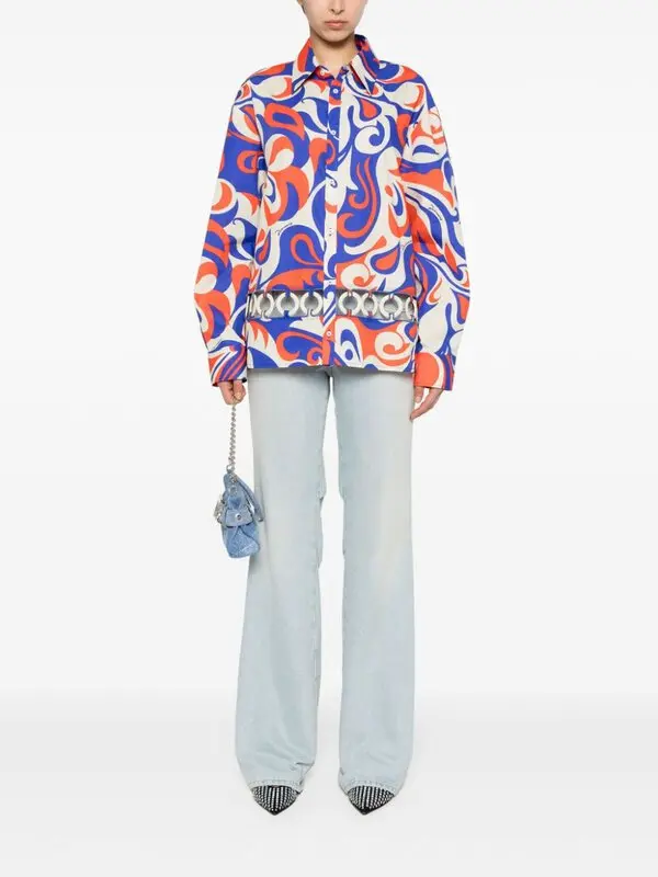 Dsquared2 Cut-out Detail Cotton Shirt