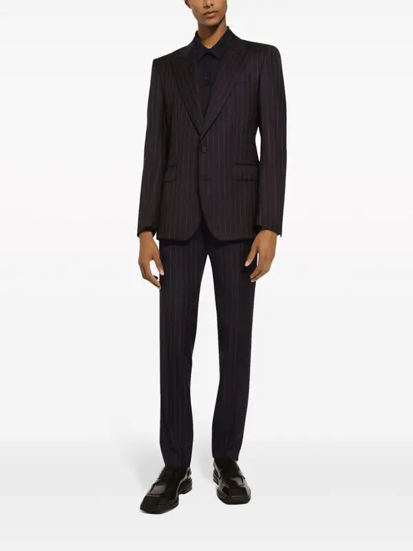 Dolce & Gabbana Striped Single-breasted Blazer