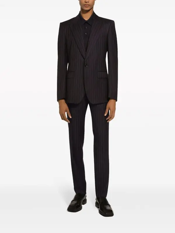 Dolce & Gabbana Striped Single-breasted Blazer