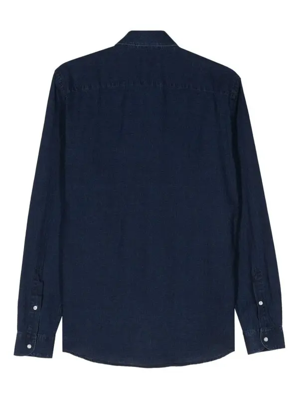 FAY Long-sleeves Chambray Shirt