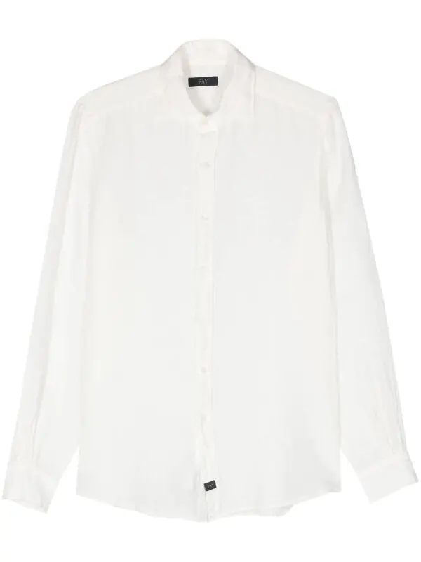 FAY Long-sleeves Linen Shirt