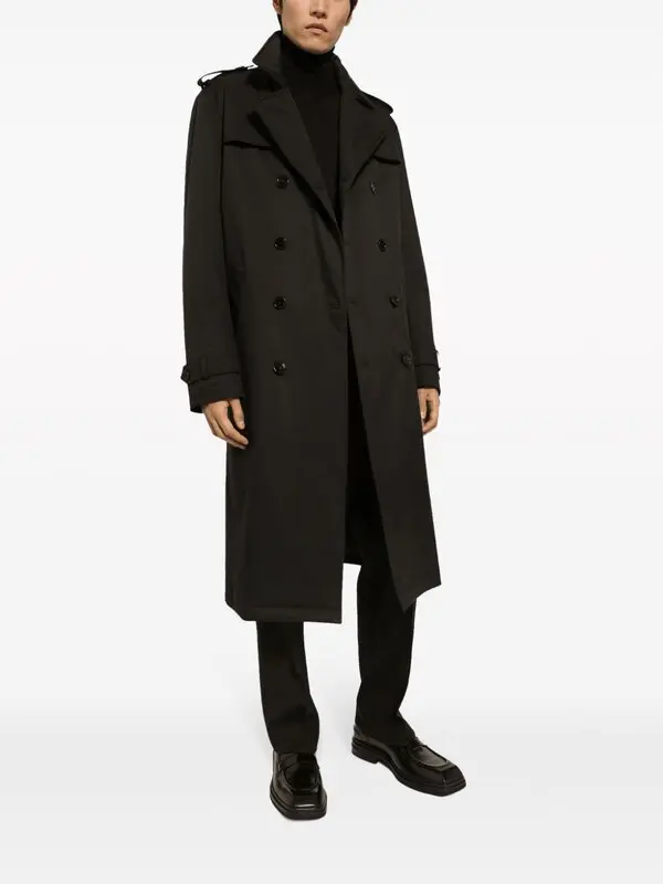 Dolce & Gabbana Belted Double-breasted Trench Coat