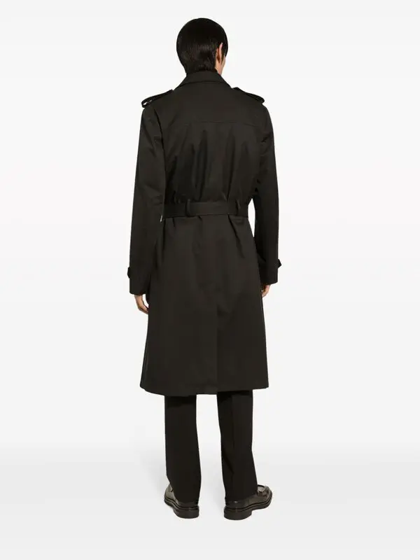 Dolce & Gabbana Belted Double-breasted Trench Coat