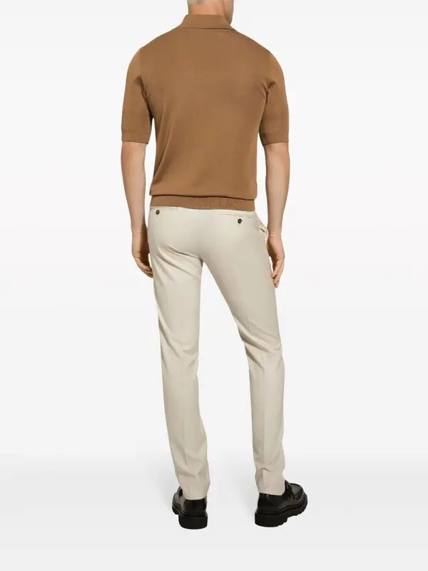 Dolce & Gabbana Tailored-cut Virgin Wool Trousers