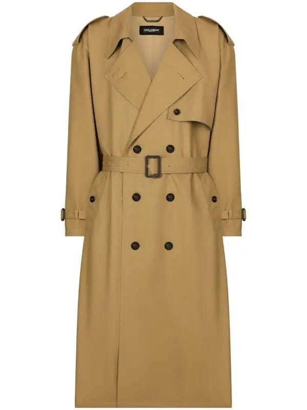 Dolce & Gabbana Belted Double-breasted Coat