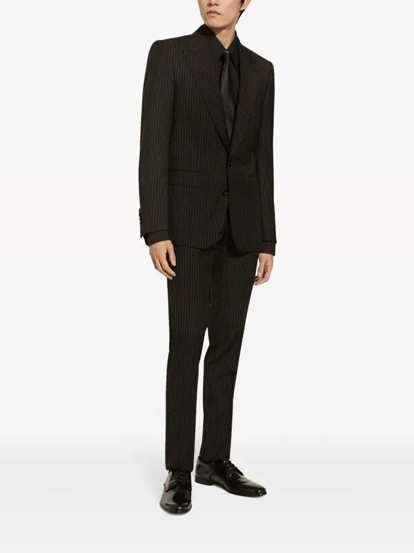 Dolce & Gabbana Rhinestone-embellished Trousers - Black