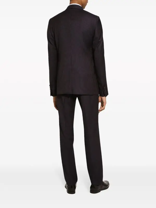 Dolce & Gabbana Striped Double-breasted Two-piece Suit