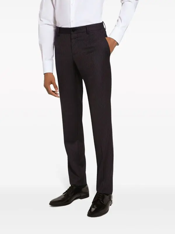 Dolce & Gabbana Striped Double-breasted Two-piece Suit