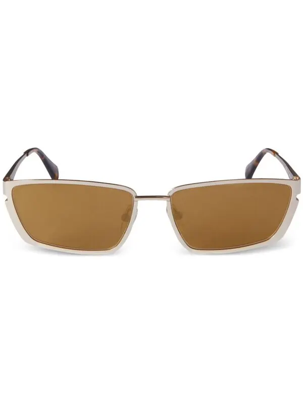 Off-White Richfield Square-frame Sunglasses - Gold