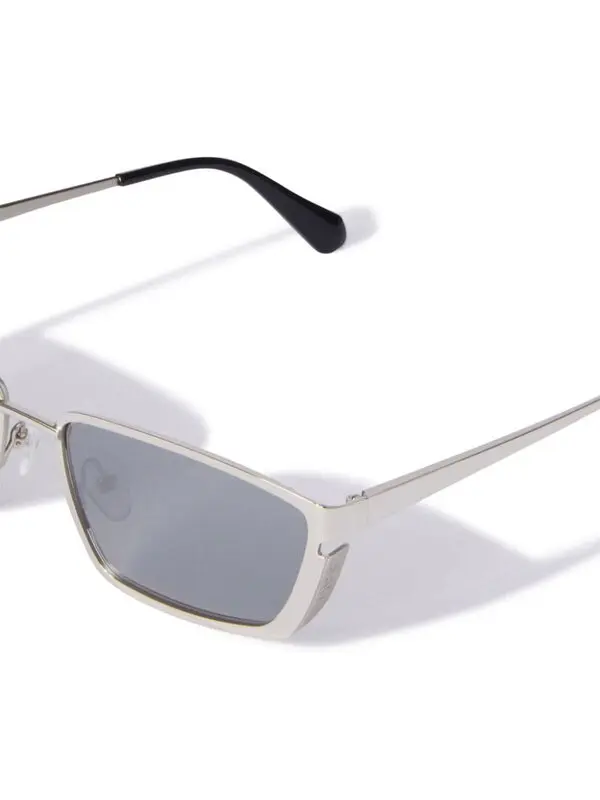 Off-White Richfield Rectangle-frame Sunglasses - Silver