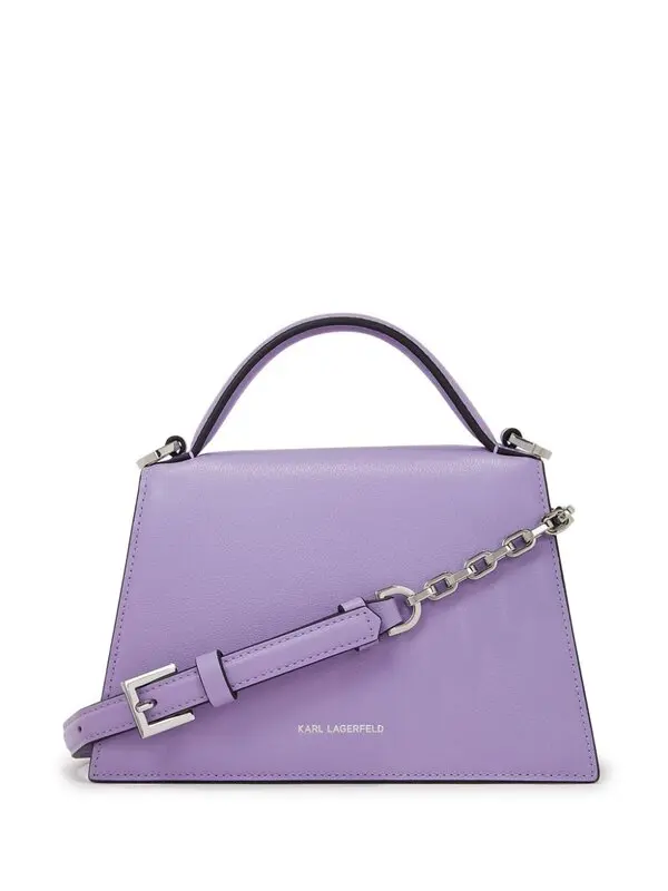 Karl Lagerfeld Signature Leather Crossbody Bag