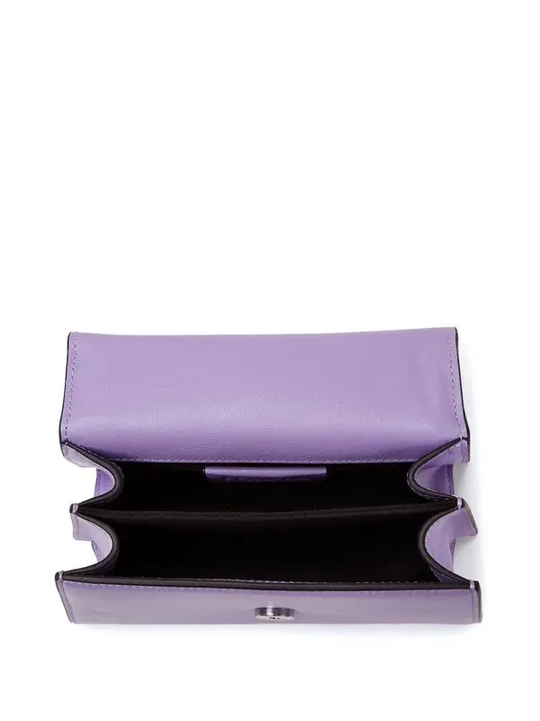 Karl Lagerfeld Signature Leather Crossbody Bag