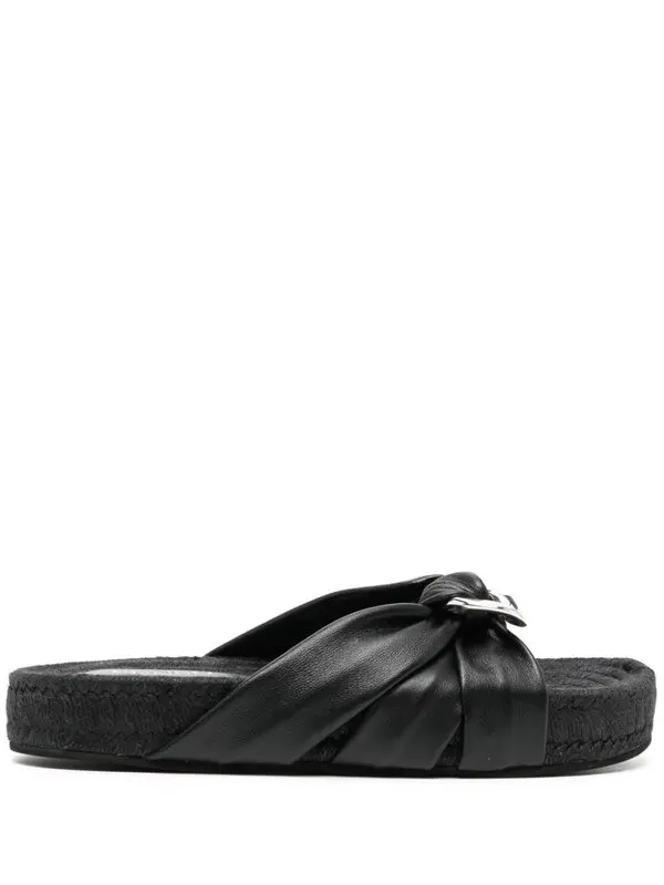 Senso Irina Buckle-detail Flat Sandals