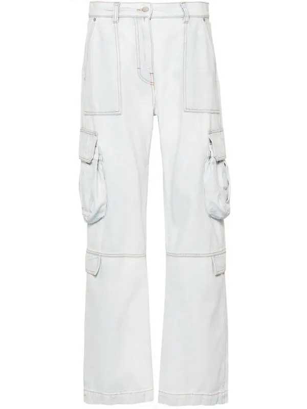 MSGM Mid-rise Straight-leg Jeans