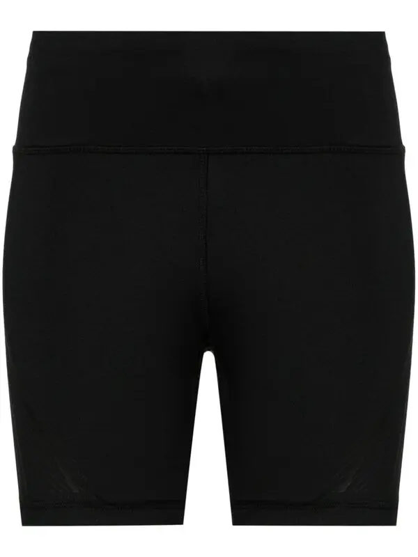 Adidas By Stella McCartney Graphic-print Running Shorts - Black