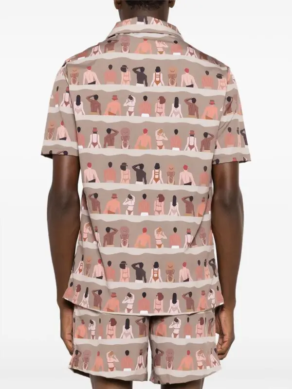 AMIR SLAMA Graphic-print Shirt