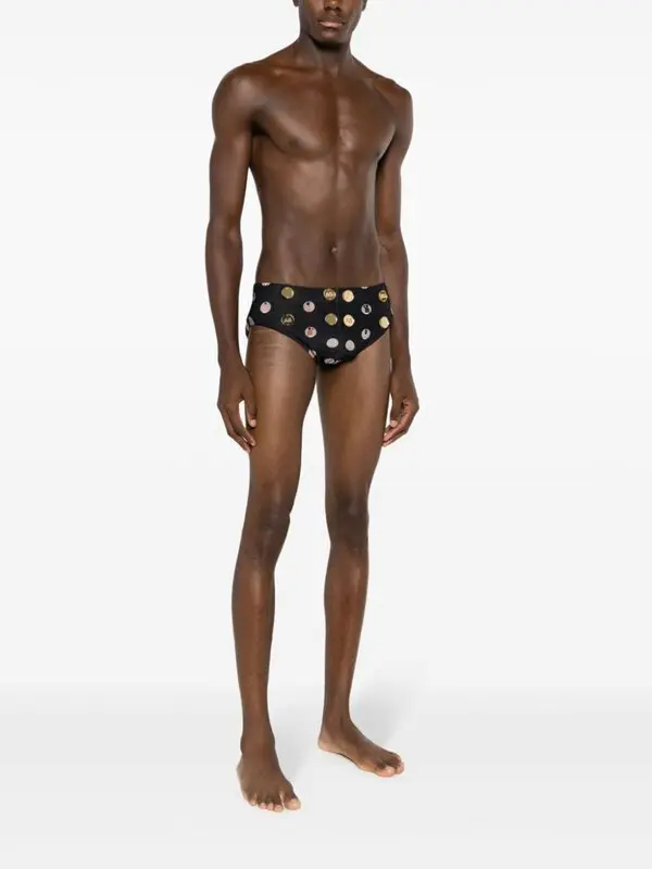 AMIR SLAMA Graphic-print Swim Trunks