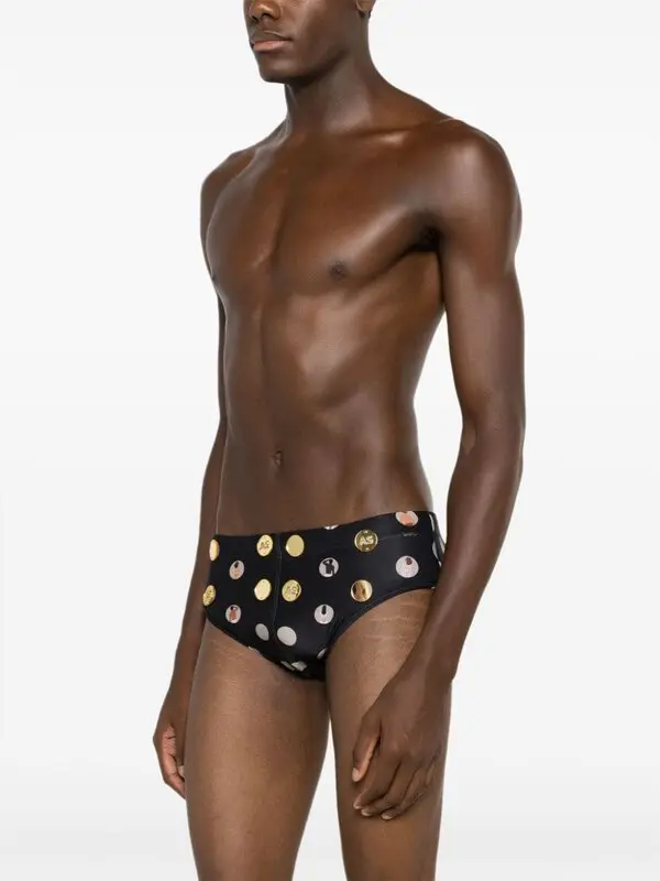 AMIR SLAMA Graphic-print Swim Trunks