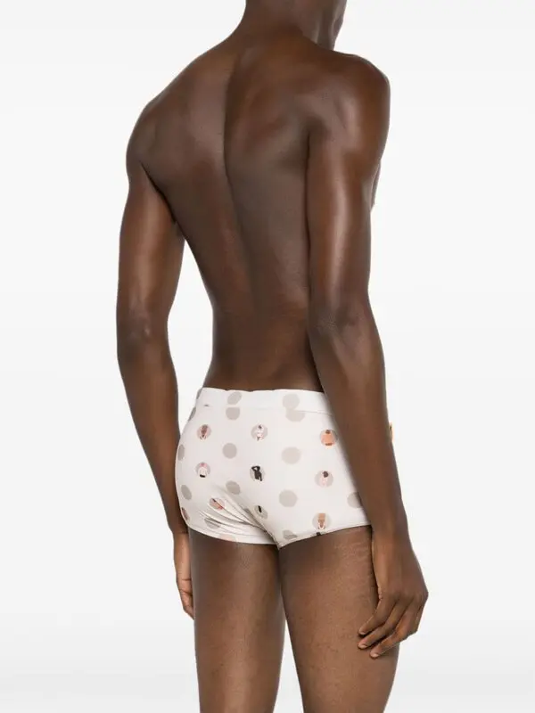 AMIR SLAMA Graphic-print Swim Trunks