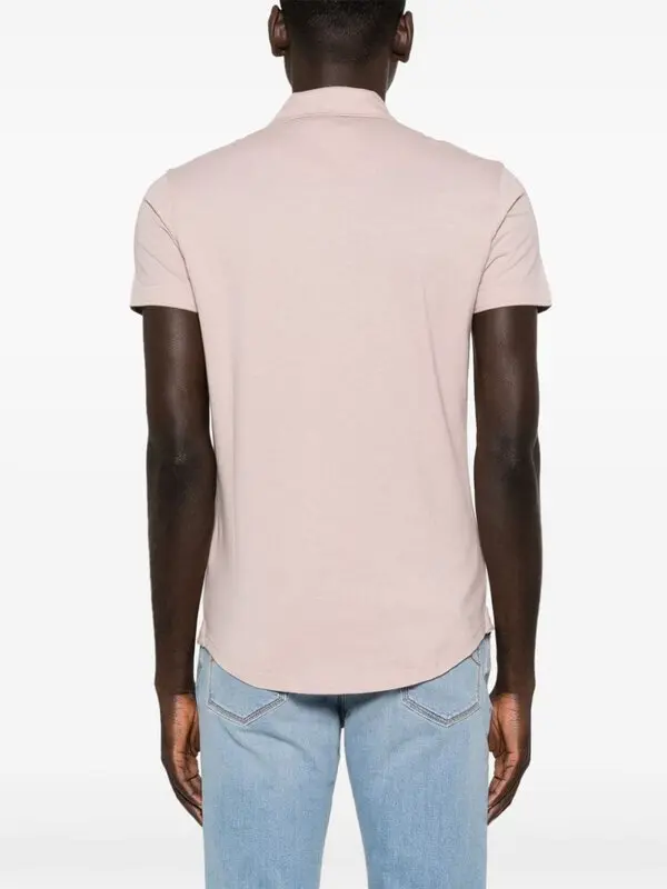 Orlebar Brown Sebastian Cotton Silk Polo Shirt - Pink