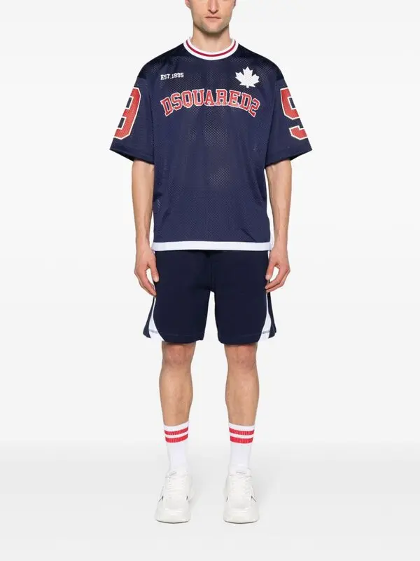 Dsquared2 Contrasting-trim Track Shorts