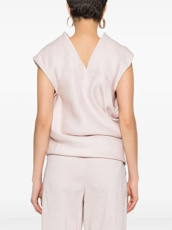 Issey Miyake Sleeveless Draped Top
