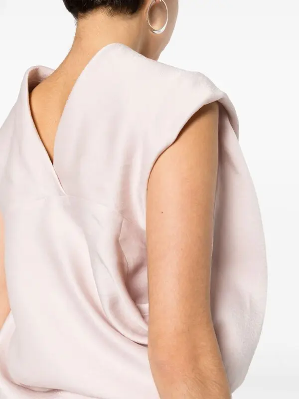 Issey Miyake Sleeveless Draped Top